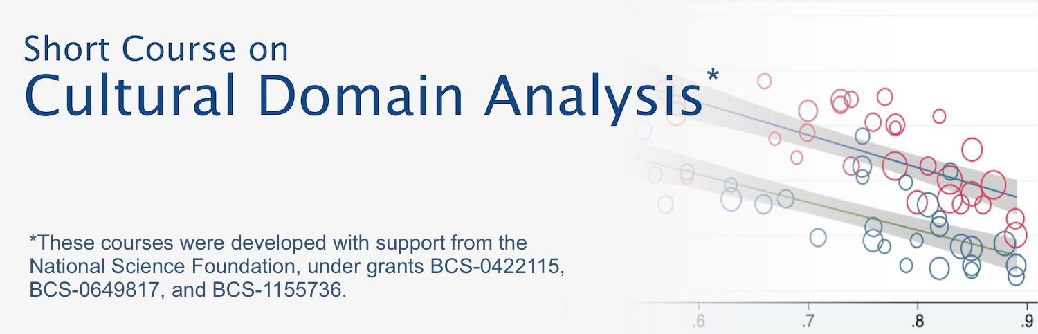 Cultural Domain Analysis : QualQuant | Training in Qualitative and ...